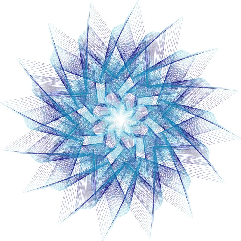 Fractal star stock vector. Illustration of graphic, periodic - 2378819