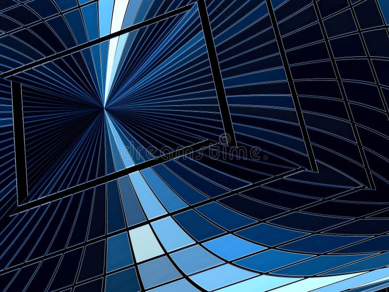 Fractal Tech Tunnel - Abstract Digitally Generated Image Stock ...