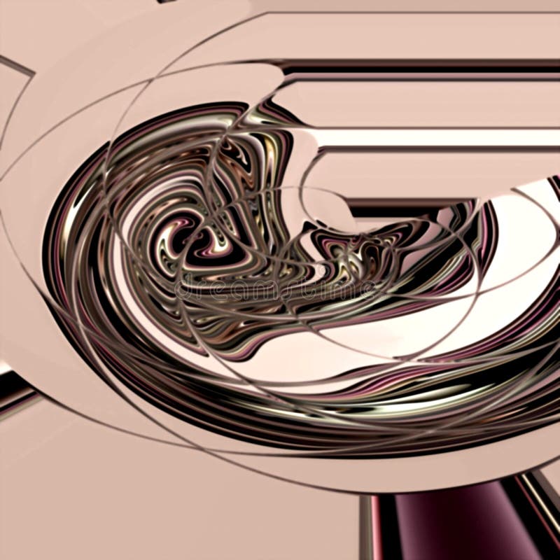 Fractal with the Texture of Abstract Forms for Design Stock ...