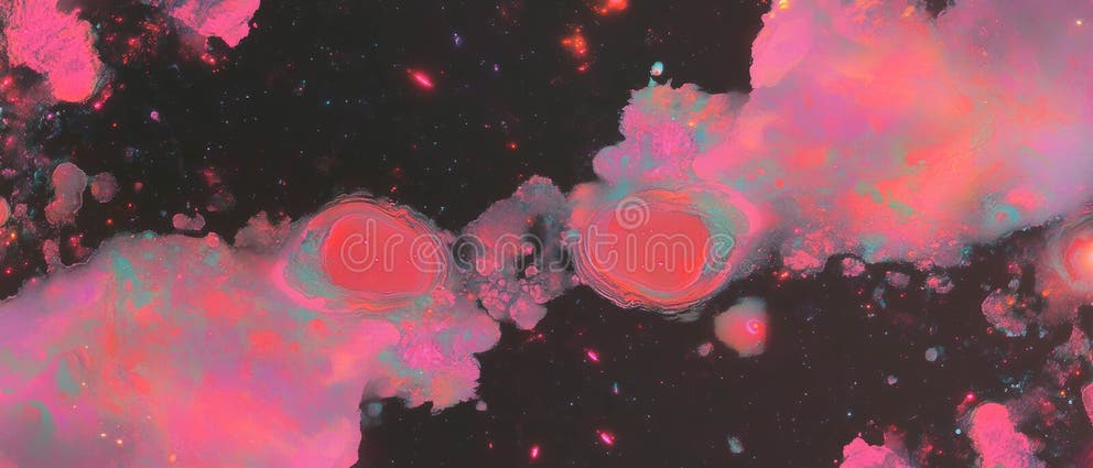 Fractal Texture with Cosmic Patterns Displaying Celestial Beauty on a ...