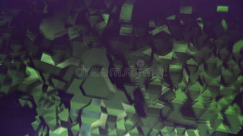 Fractal Video Clip of Green Emerald Rock Cascade Stock Video - Video of ...