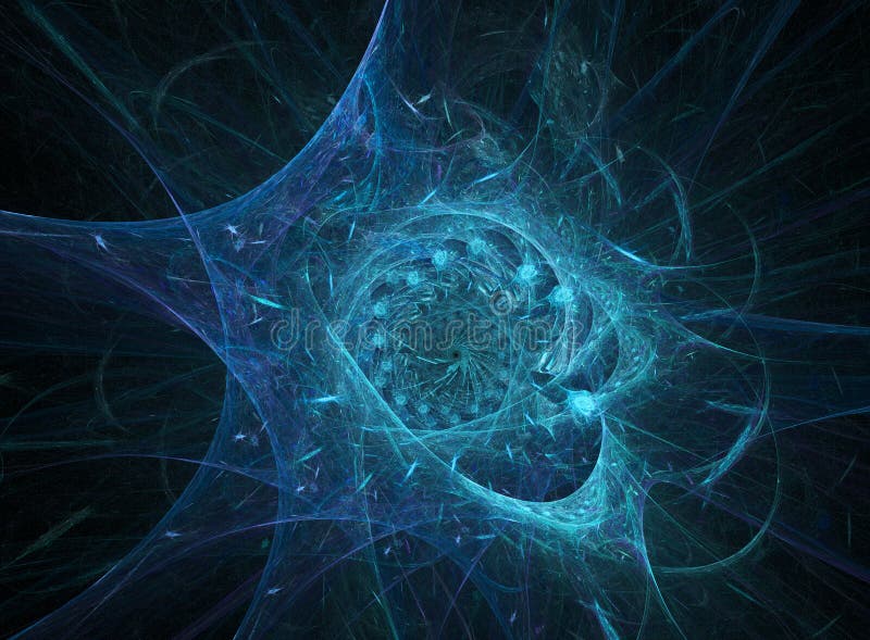 Fractal vortex stock illustration. Illustration of design - 7251125