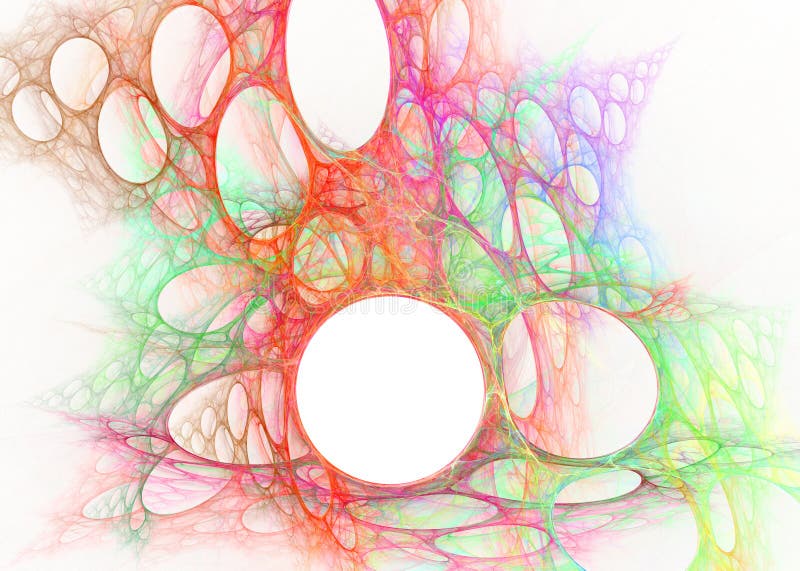 Fractal on white stock illustration. Illustration of design - 172918253