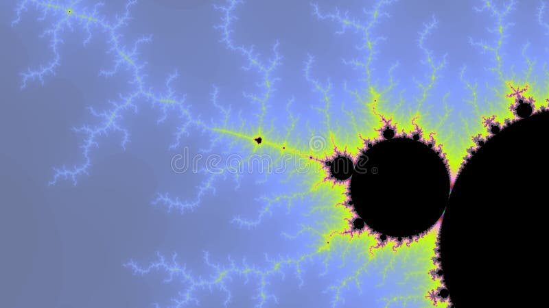 Fractal Zoom into the Infinite Mathematical Mandelbrot Set Stock ...