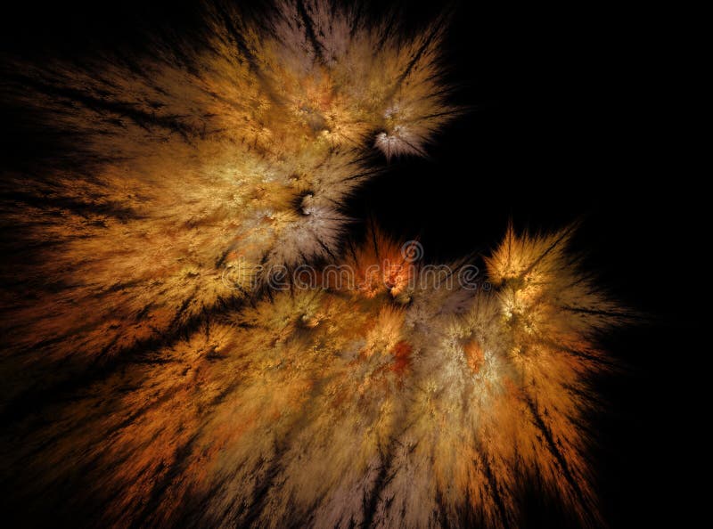 Fractals in Autumn stock image. Image of colours, white - 120080905