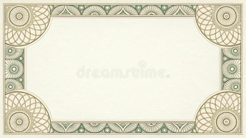 Fractal Border Paper Texture Intricate and Mathematical Stock ...