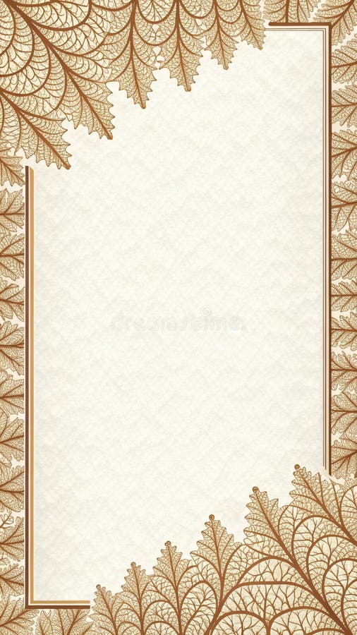 Fractal Border Paper Texture Intricate and Mathematical Stock ...
