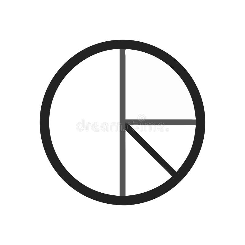 Fraction Symbol Icon for Math Stock Vector - Illustration of knowledge ...