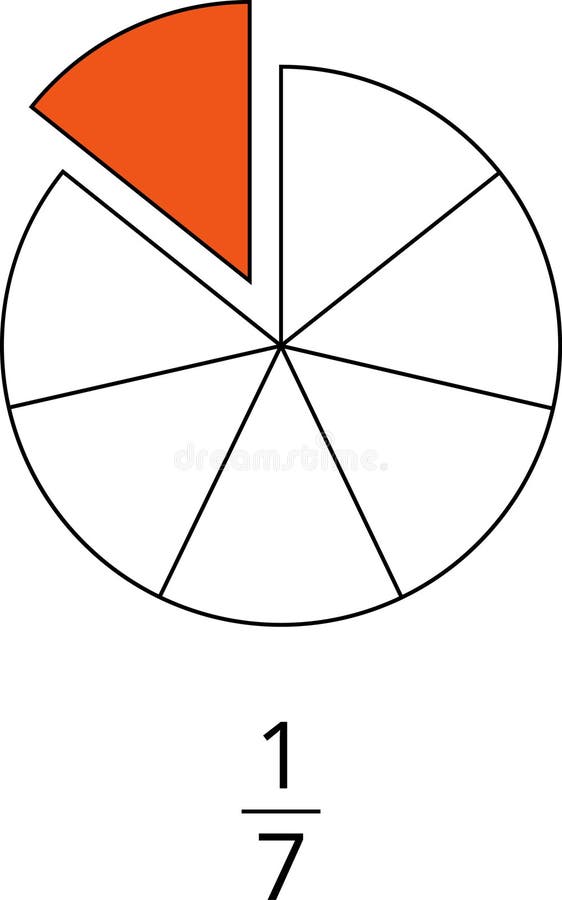 Circle Pie with Pieces. Segment Slice Set. Circles Divided in Segments ...