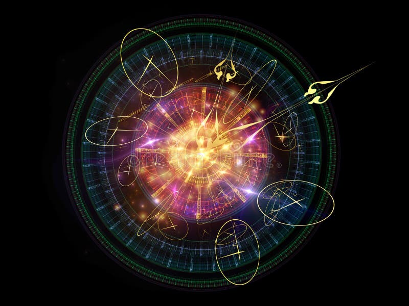 Fractions of Time stock illustration. Illustration of bright - 22123652