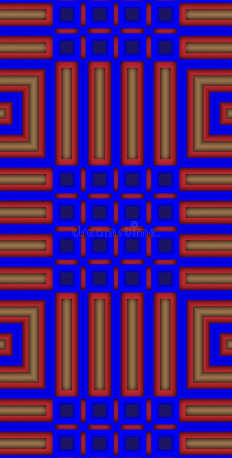 Fractodome Colorful Seamless Fractal Patterns Stock Illustration ...