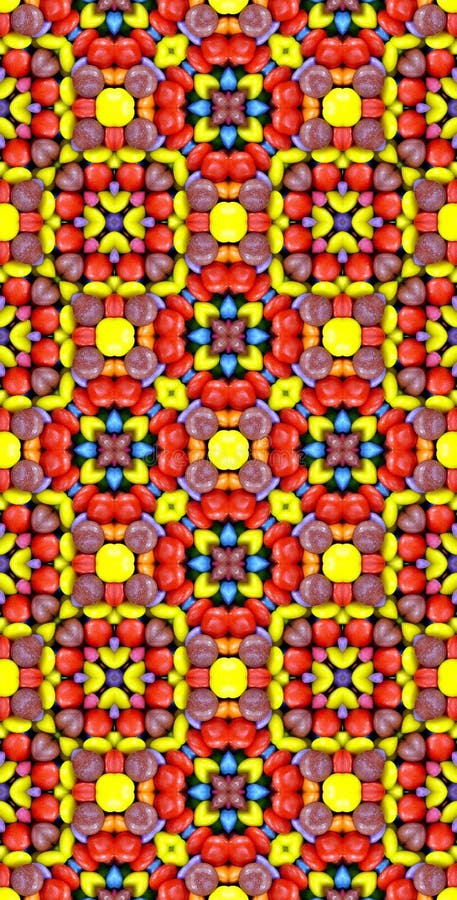 Fractodome Colorful Seamless Fractal Patterns Stock Illustration ...