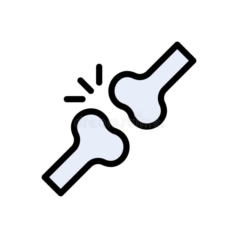 Fracture Bone Icons Set on White Background. Vector Stock Vector - Illustration of chest ...