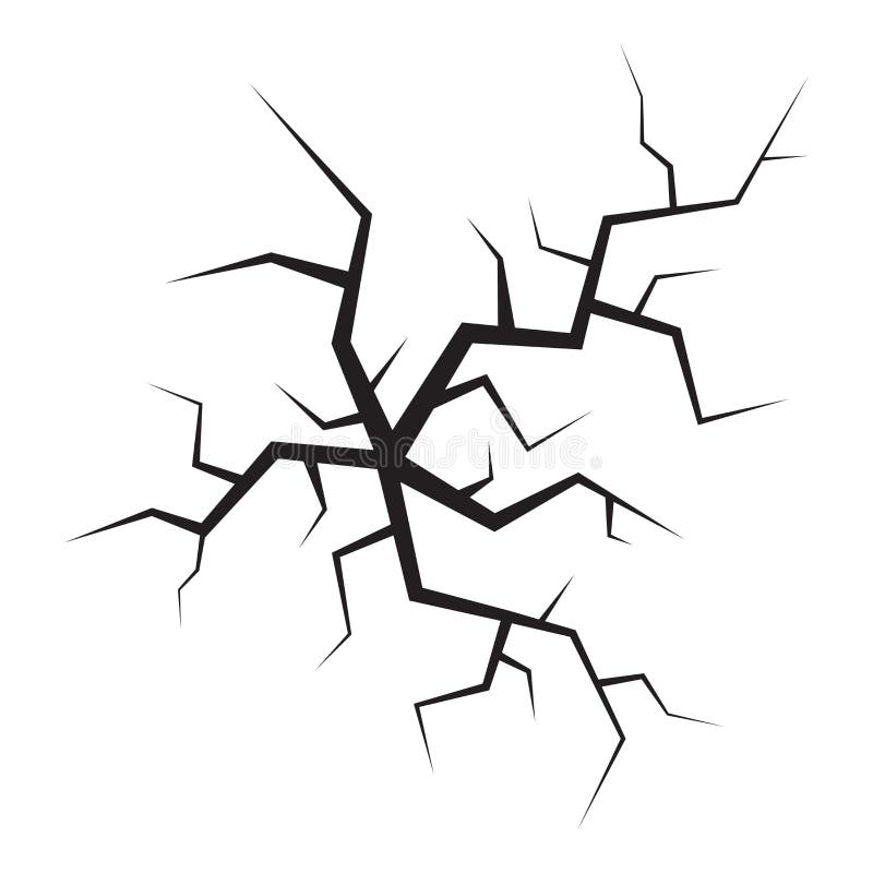 Abstract Fracture Background Vector Stock Vector - Illustration of ...