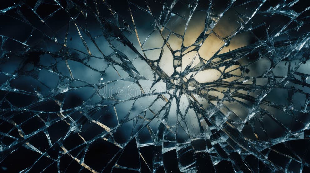 Fracture Lime Green Abstract Stock Illustration - Illustration of light ...