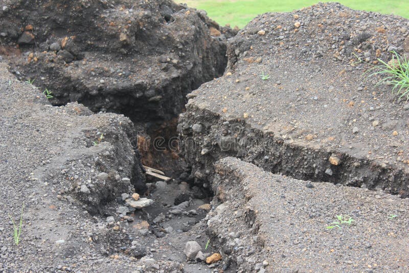 Fracture Texture of Soil Structure Stock Image - Image of clay ...