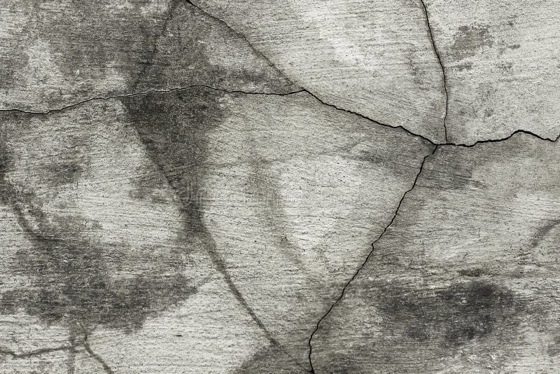 Fractured Concrete Surface Closeup Background or Texture. Stock Image ...