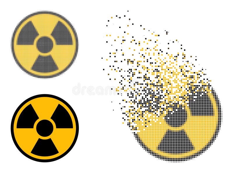 Dust Dot and Original Radioactive Icon Stock Vector - Illustration of ...