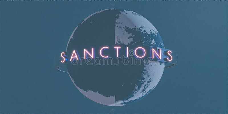 A Fractured Earth Split in Two, Symbolizing Global Trade Barriers ...