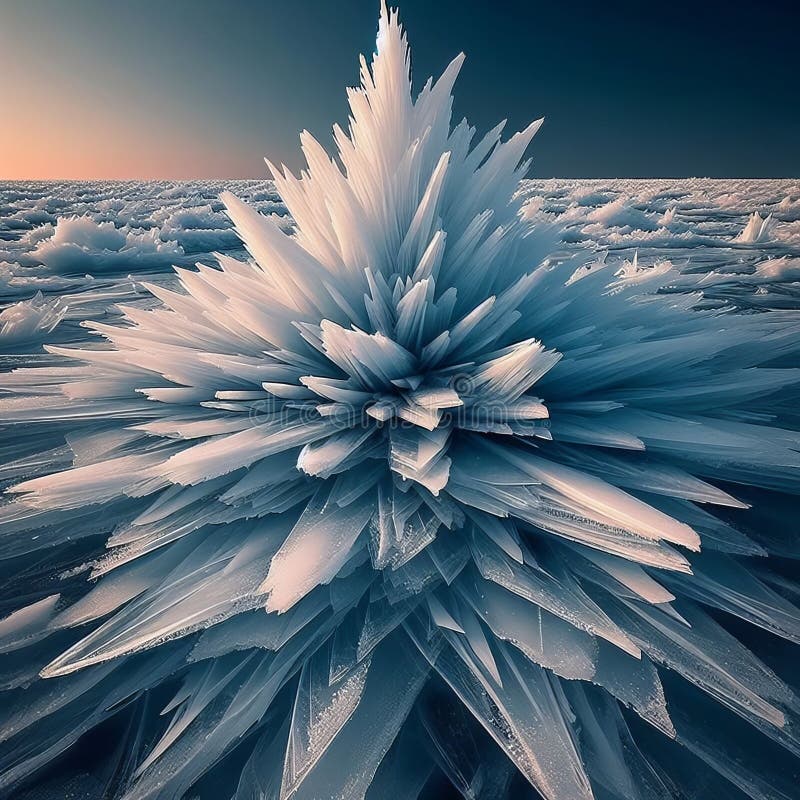 Fractured Ice, Close Up, Phot Stock Photo - Image of item, close: 317300994