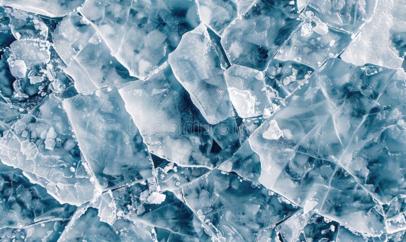 Fractured Ice Sheet Background, Ice Texture Stock Image - Image of ...