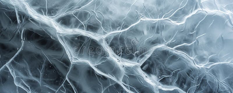 Fractured Ice Texture with Intricate Patterns Stock Image - Image of ...