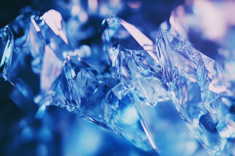 Fractured Ice Texture, Jagged Lines and Crystal-clear Surfaces with ...