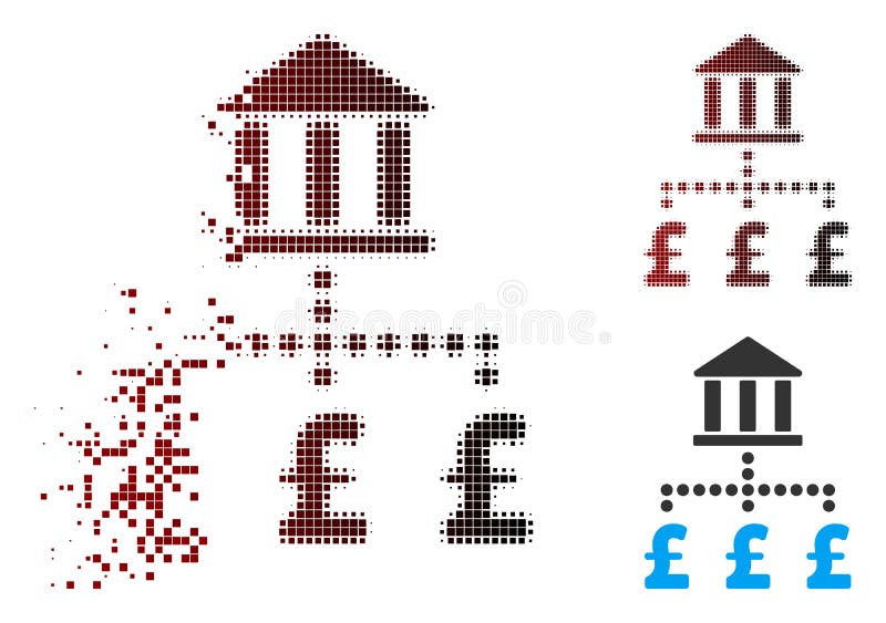 Fractured Pixel Halftone Pound Bank Payments Icon Stock Vector ... Fractured Pixel Halftone Pound Bank Payments Icon Stock Vector ...