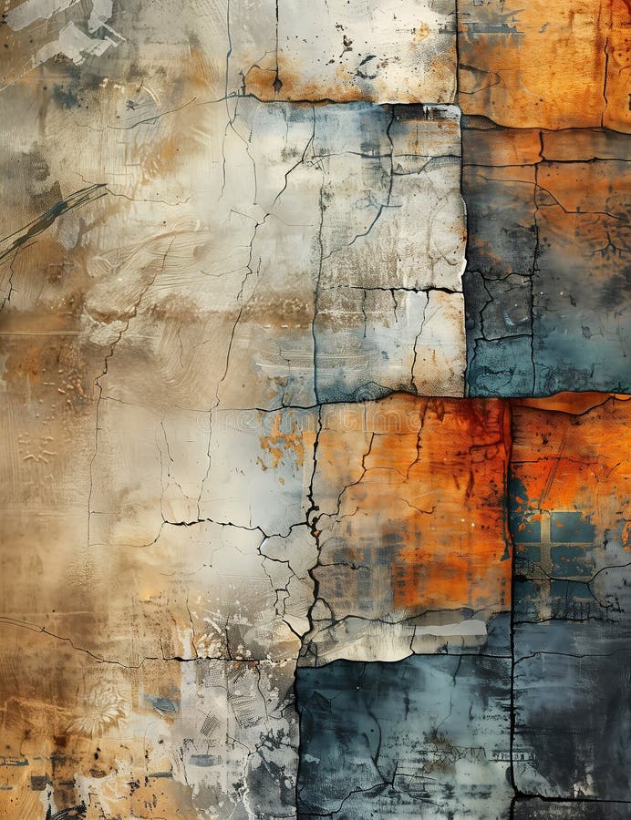 Fractured Surfaces: a Closeup Look at an Industrial-Inspired Wal Stock ...