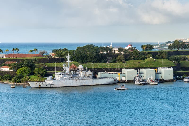 Fragata Francesa FS F735 Germinal Da Marinha Foto Editorial - Imagem de ...