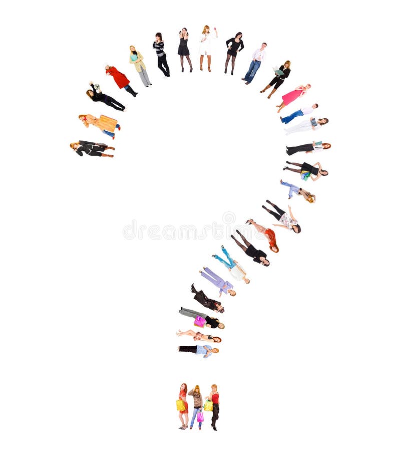 Frage stockbild. Bild von mädchen, menschlich, mitarbeit - 5847807