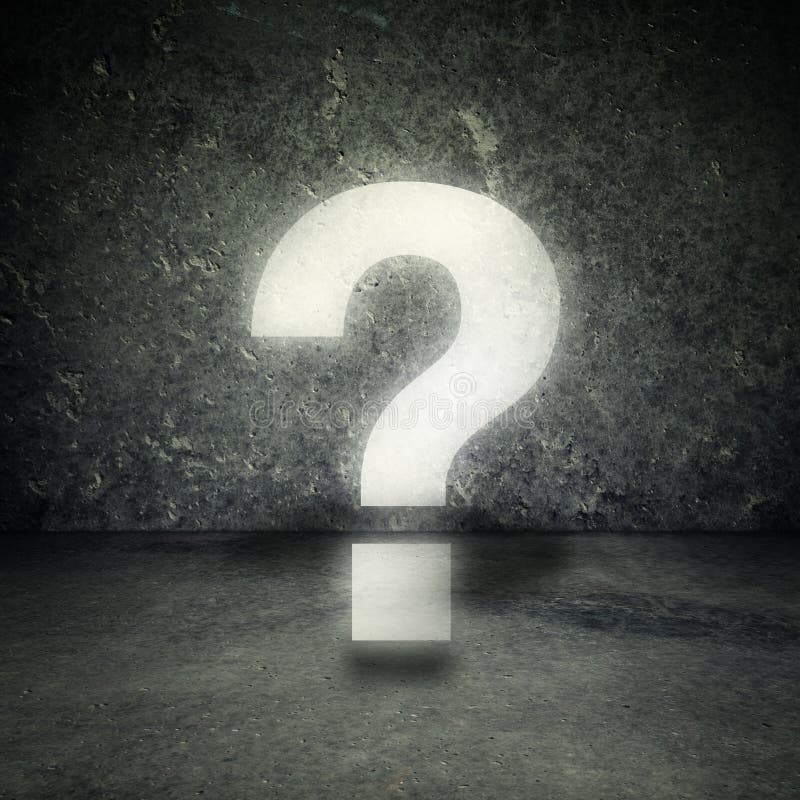 Fragezeichen mit Kasten stockbild. Bild von geöffnet - 44490995