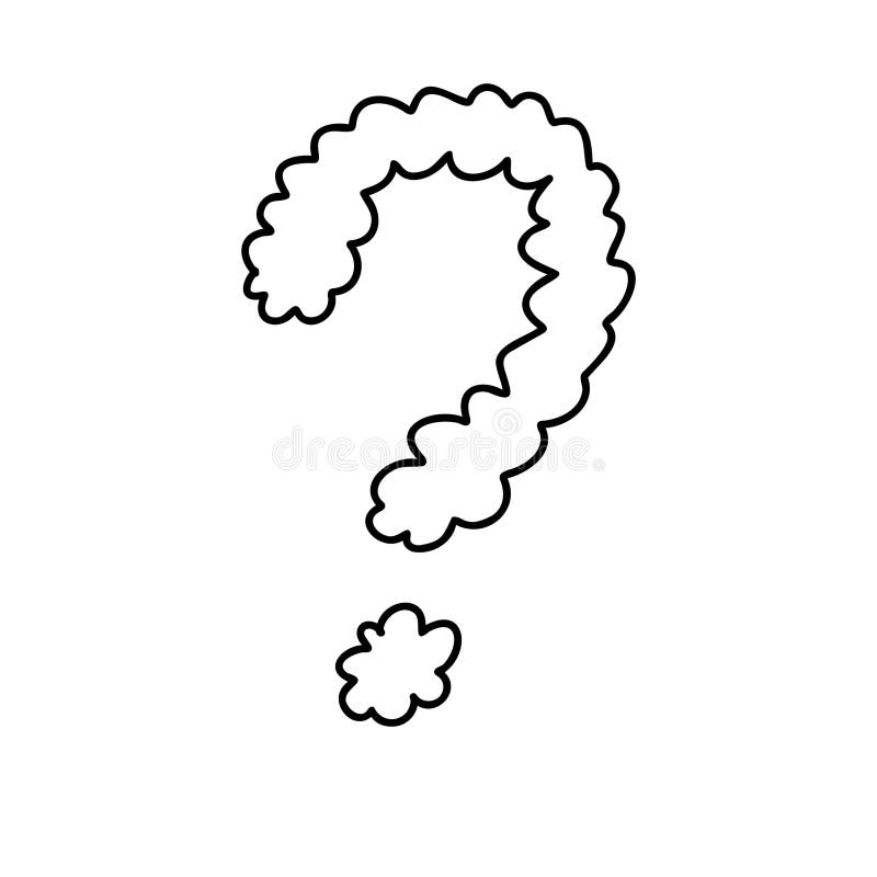 Fragezeichen. Handzettel. Vektor, Der Das Faq Symbol Vektor Abbildung ...