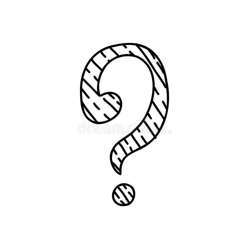 Fragezeichen. Handzettel. Vektor, Der Das Faq Symbol Vektor Abbildung ...