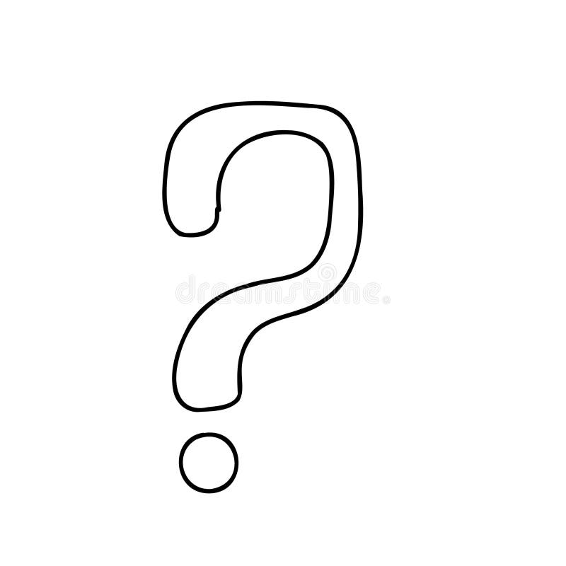 Fragezeichen. Handzettel. Vektor, Der Das Faq Symbol Vektor Abbildung ...