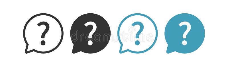 Fragezeichen-Symbol. Symbol. Zeichenfaq-Vektor Vektor Abbildung ...