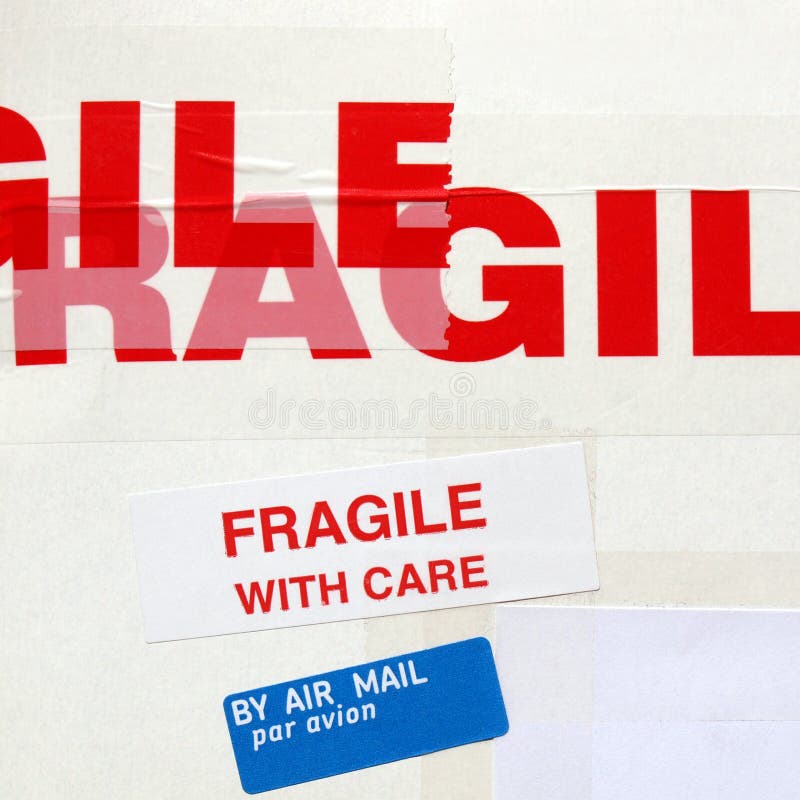 Fragile stock image. Image of fragile, post, handle, label - 20678971