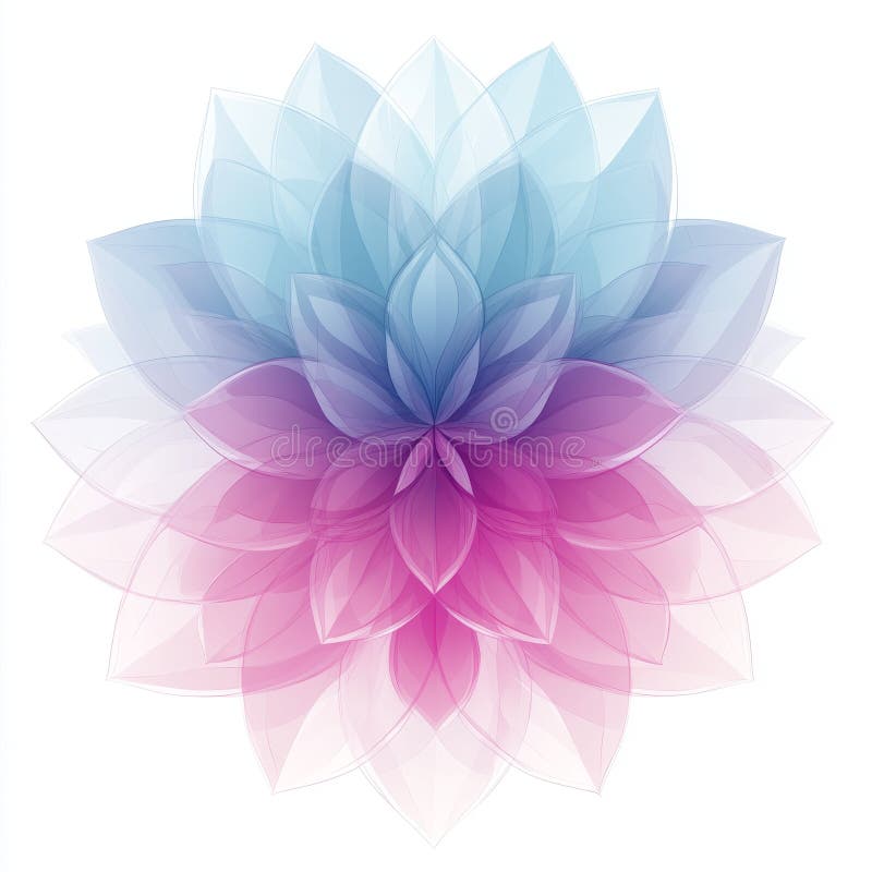 A Fragile Abstract Blossom Featuring Gentle Hues and Textures Stock ...