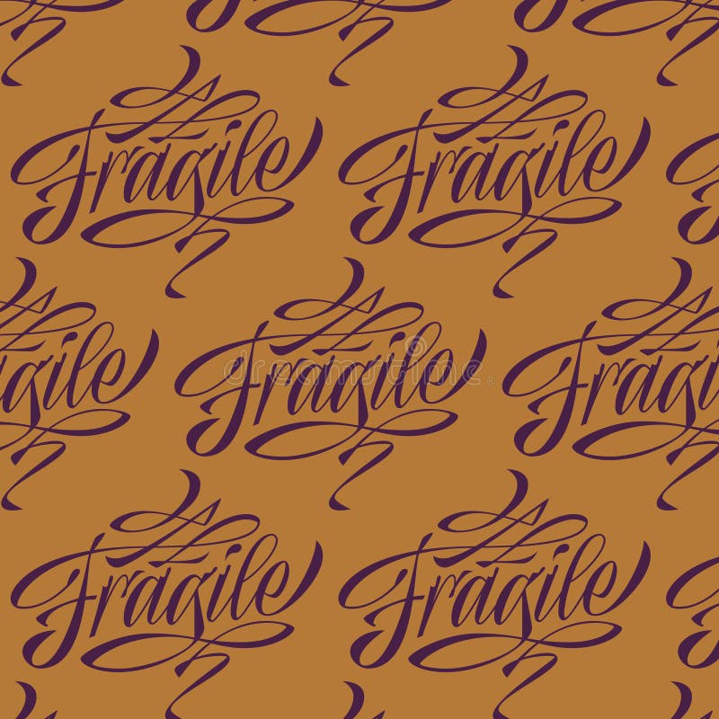 Fragile Calligraphy Pattern. Modern Wrapping Paper or Wallpaper Stock ...