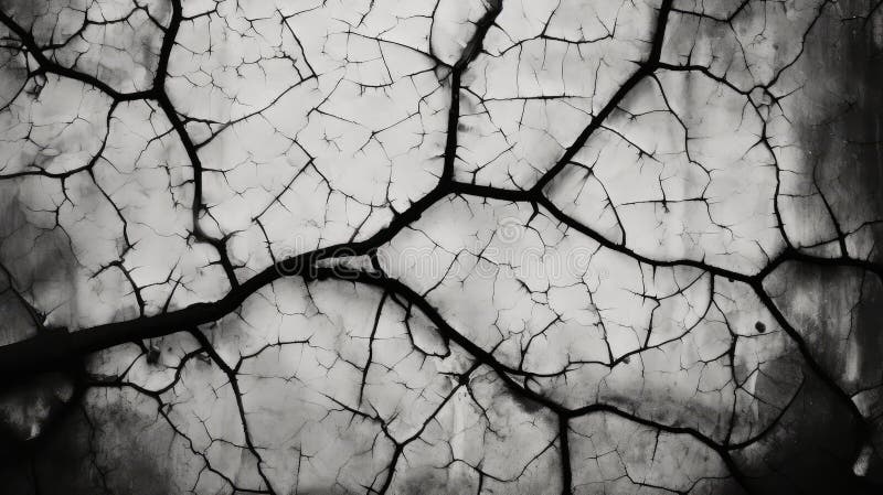 Fragile Cracked Ink Texture Stock Illustration - Illustration of ...