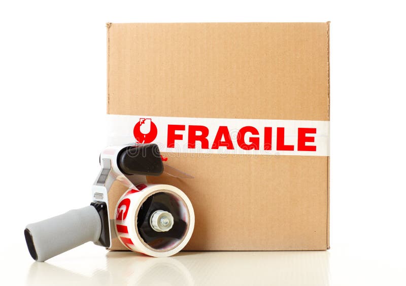 Fragile delivery service stock image. Image of transportation - 13121207