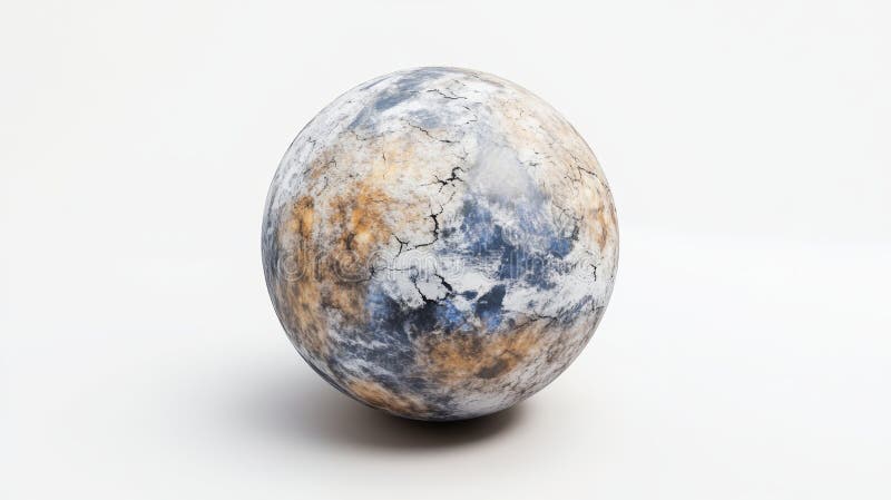 Fragile Earth a Cracked Sphere Visualizing the Devastating Consequences ...