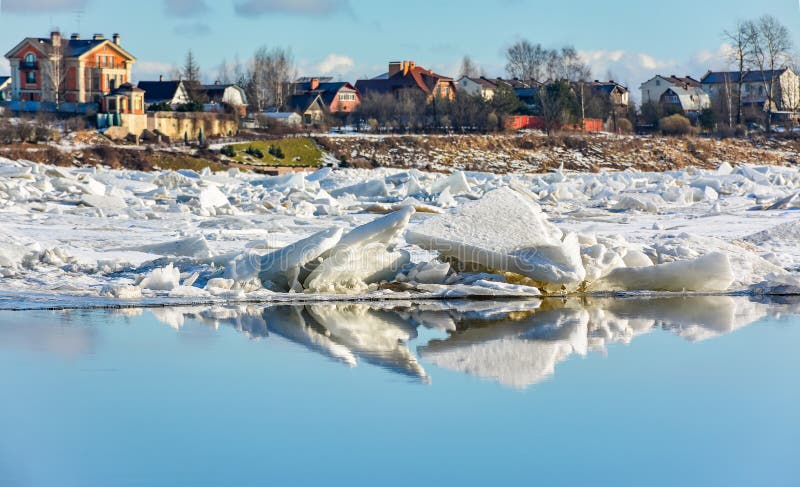 The fragile ice stock photo. Image of movement, february - 98689816