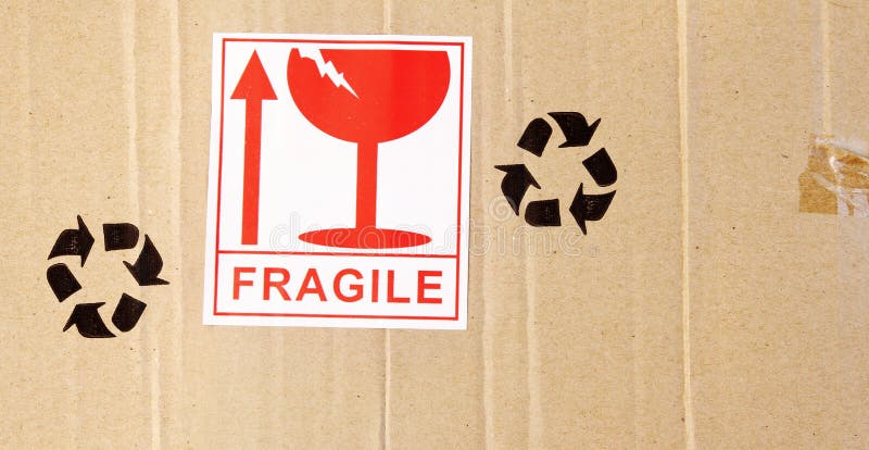 Fragile stock image. Image of transportation, care, cardboard - 37919531