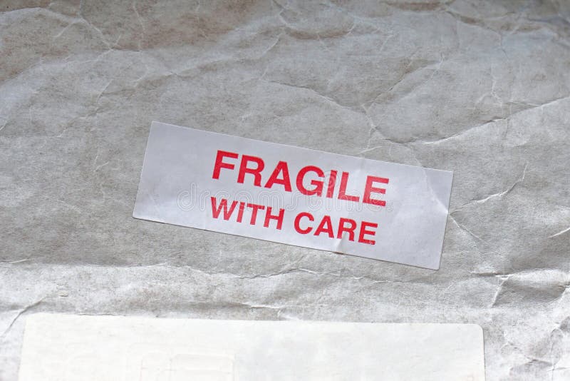 Fragile mail stock image. Image of envelope, care, package - 72228531