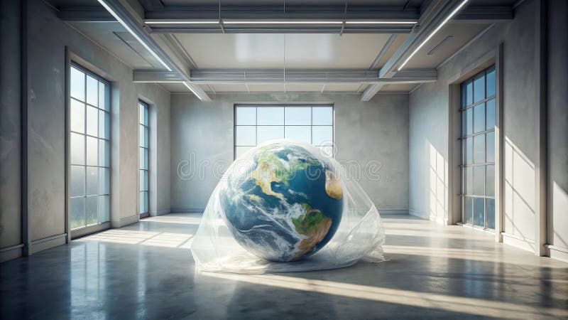 A Fragile Planet Encased in Plastic, a Stark Reminder of Environmental ...