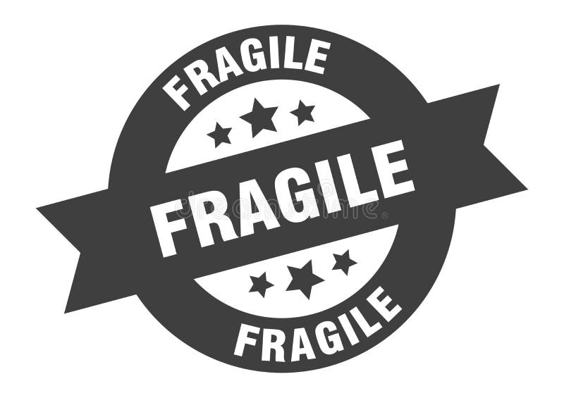 Fragile Sign. Fragile Vintage Retro Label Stock Vector - Illustration ...