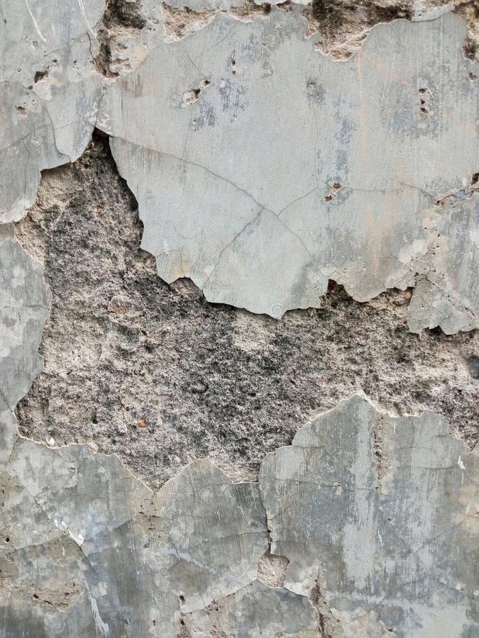 Fragile Walls that are Worn by Time and Weather Changes Stock Photo ...