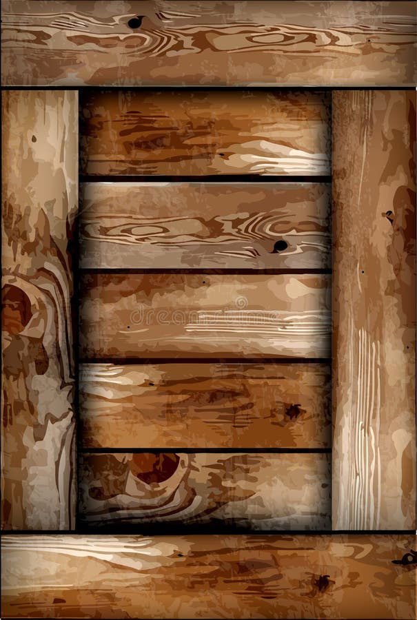 Fragile Wooden Box Texture. Vector Stock Vector - Illustration of ...