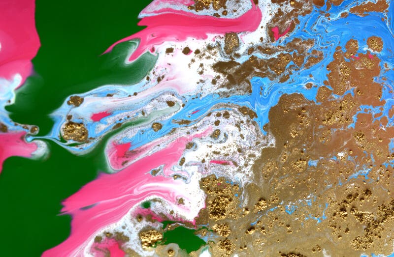 Fragment of Abstract Artwork. Contemporary, Deco. Stock Illustration ...